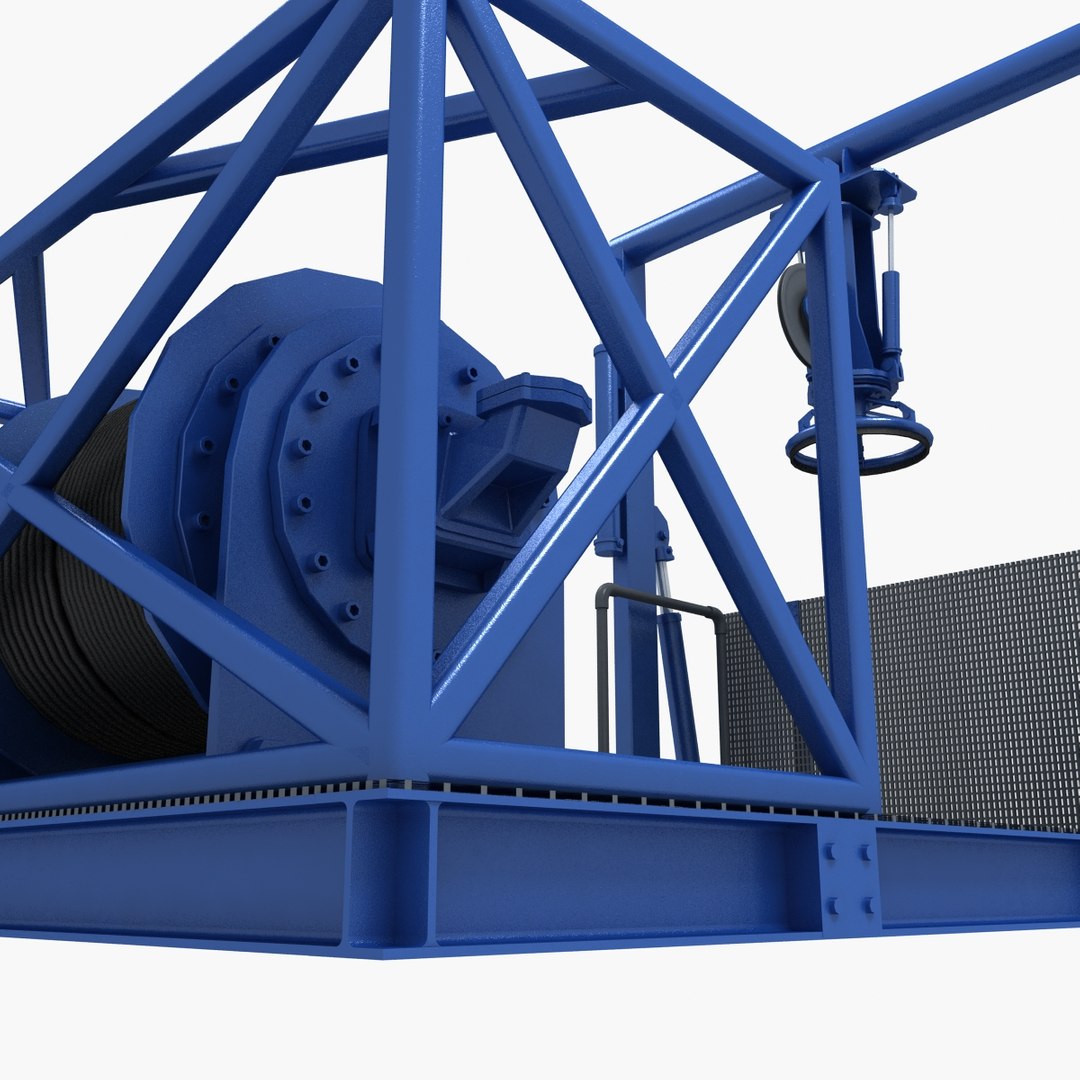 Rov Launch Recovery Systems 3d Max