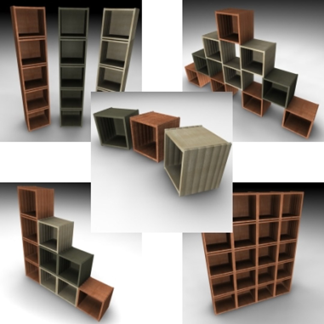 shelf 3d 3ds