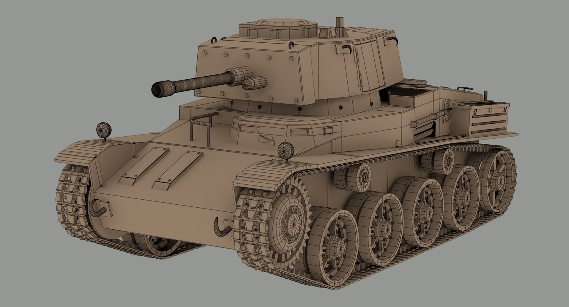 Ww2 Hungarian Toldi Tank 3D Model - TurboSquid 1220250