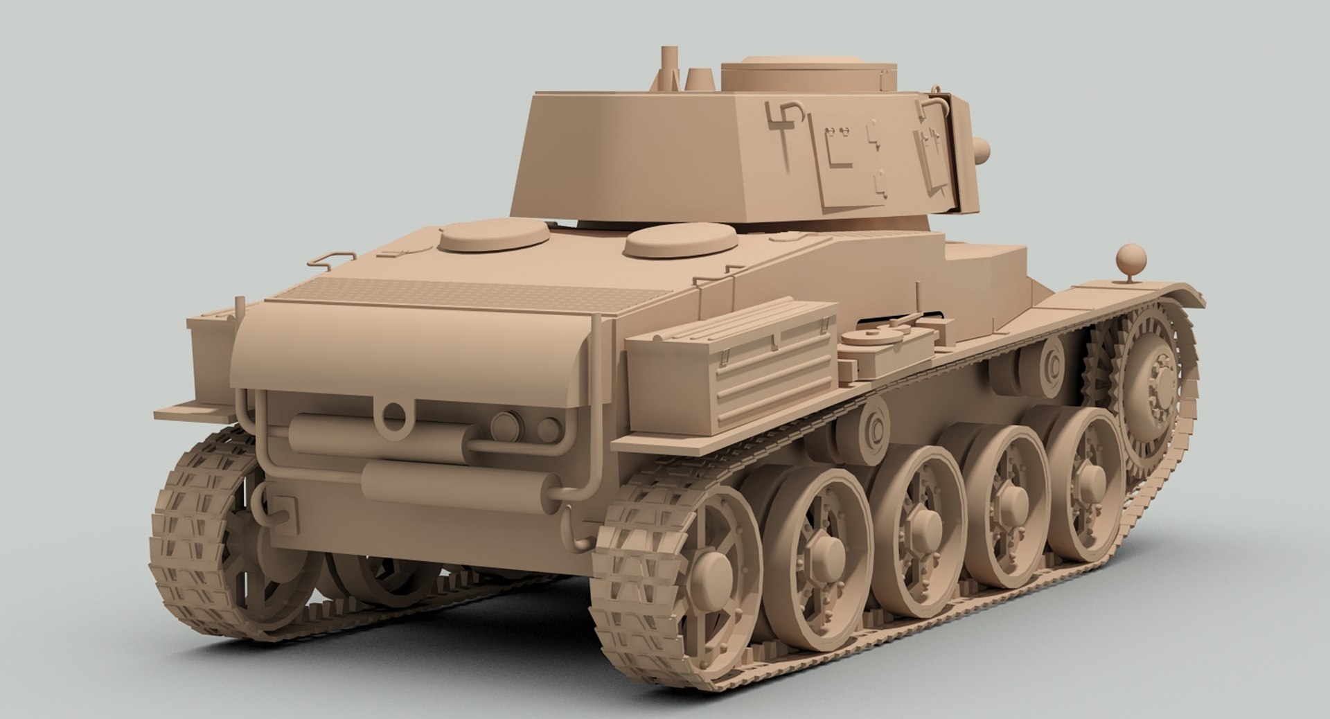 Ww2 Hungarian Toldi Tank 3D Model - TurboSquid 1220250