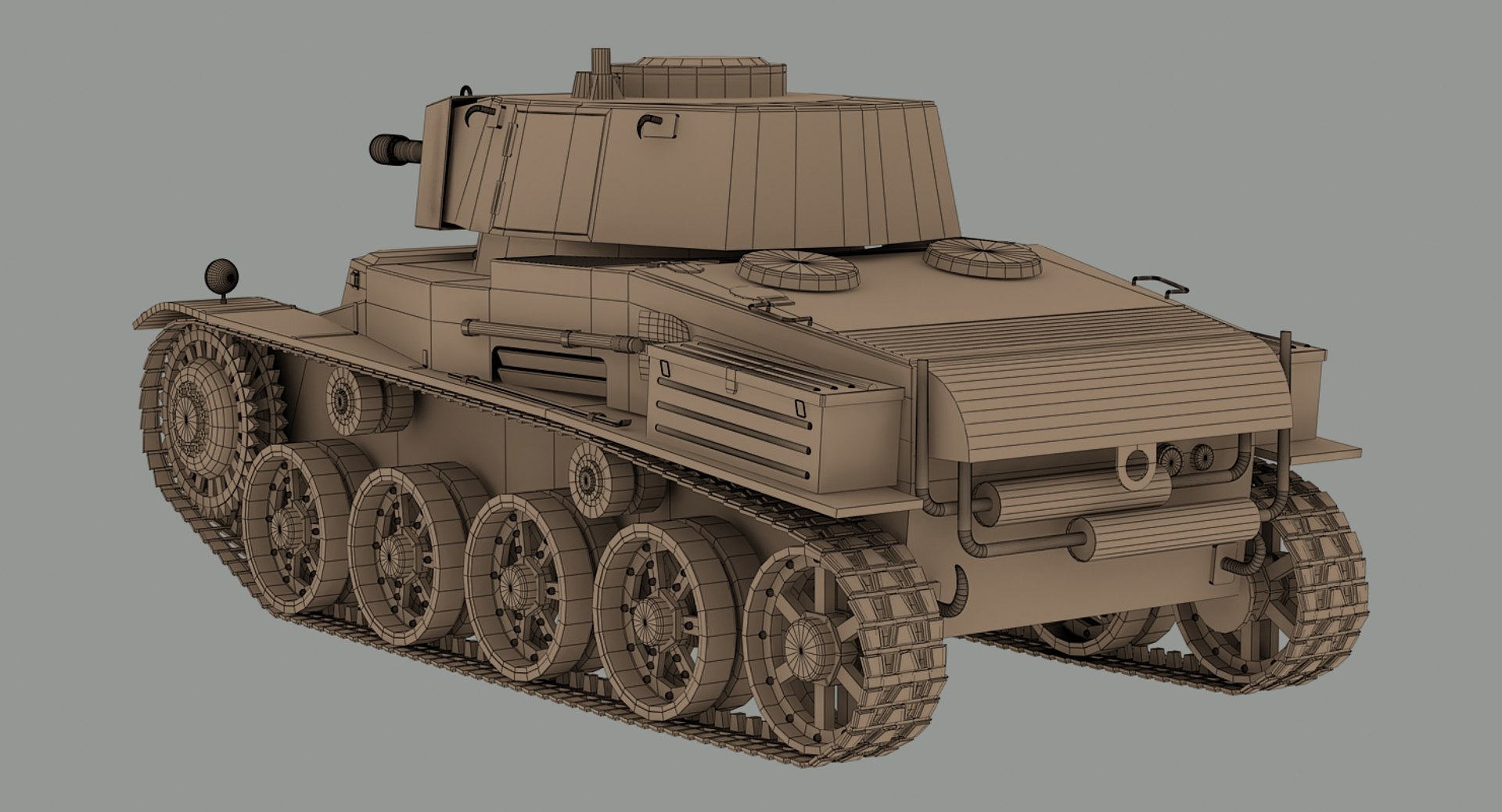 Ww2 Hungarian Toldi Tank 3D Model - TurboSquid 1220250