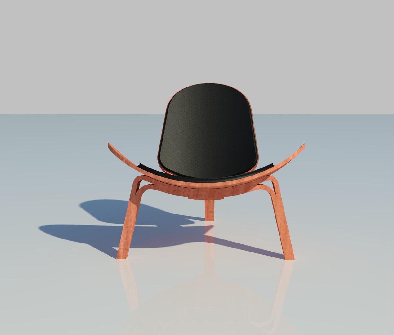 3D Shell Chair Model - TurboSquid 1873194