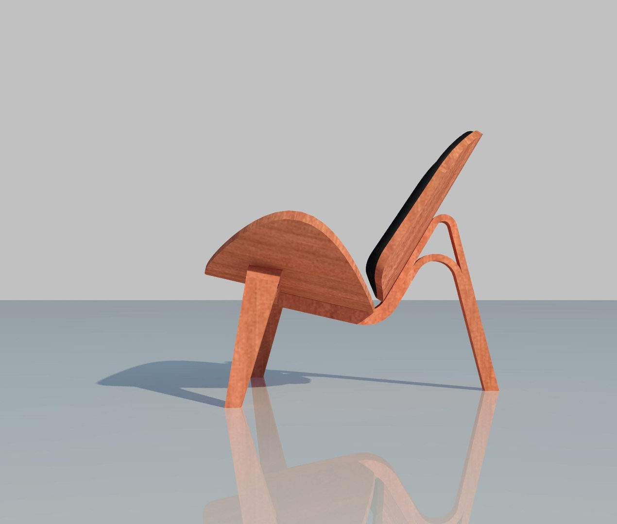 3D Shell Chair Model - TurboSquid 1873194