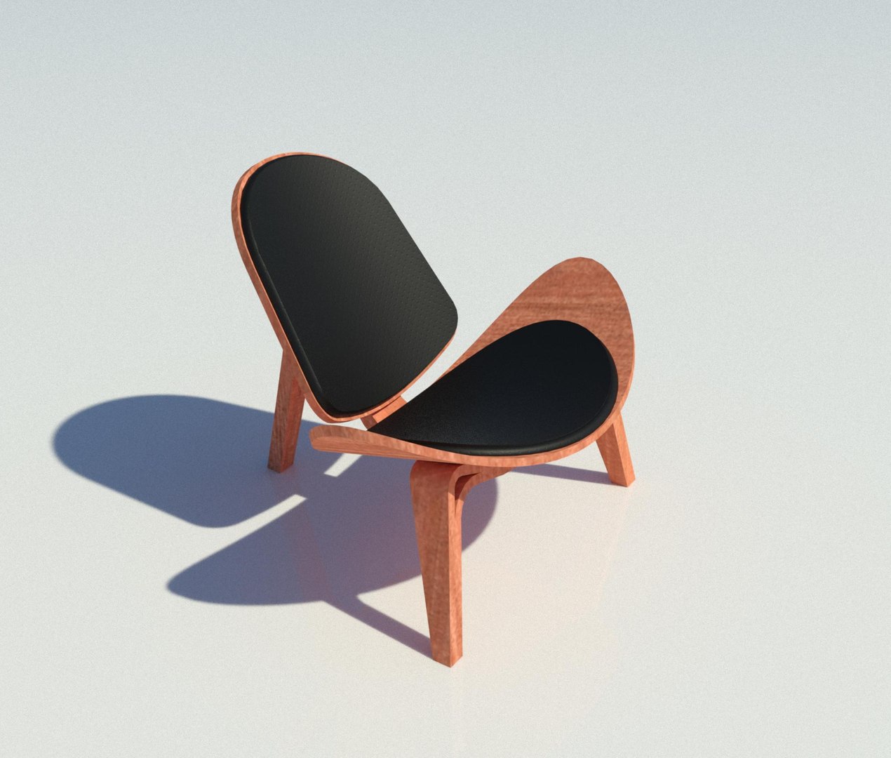 3D Shell Chair Model - TurboSquid 1873194