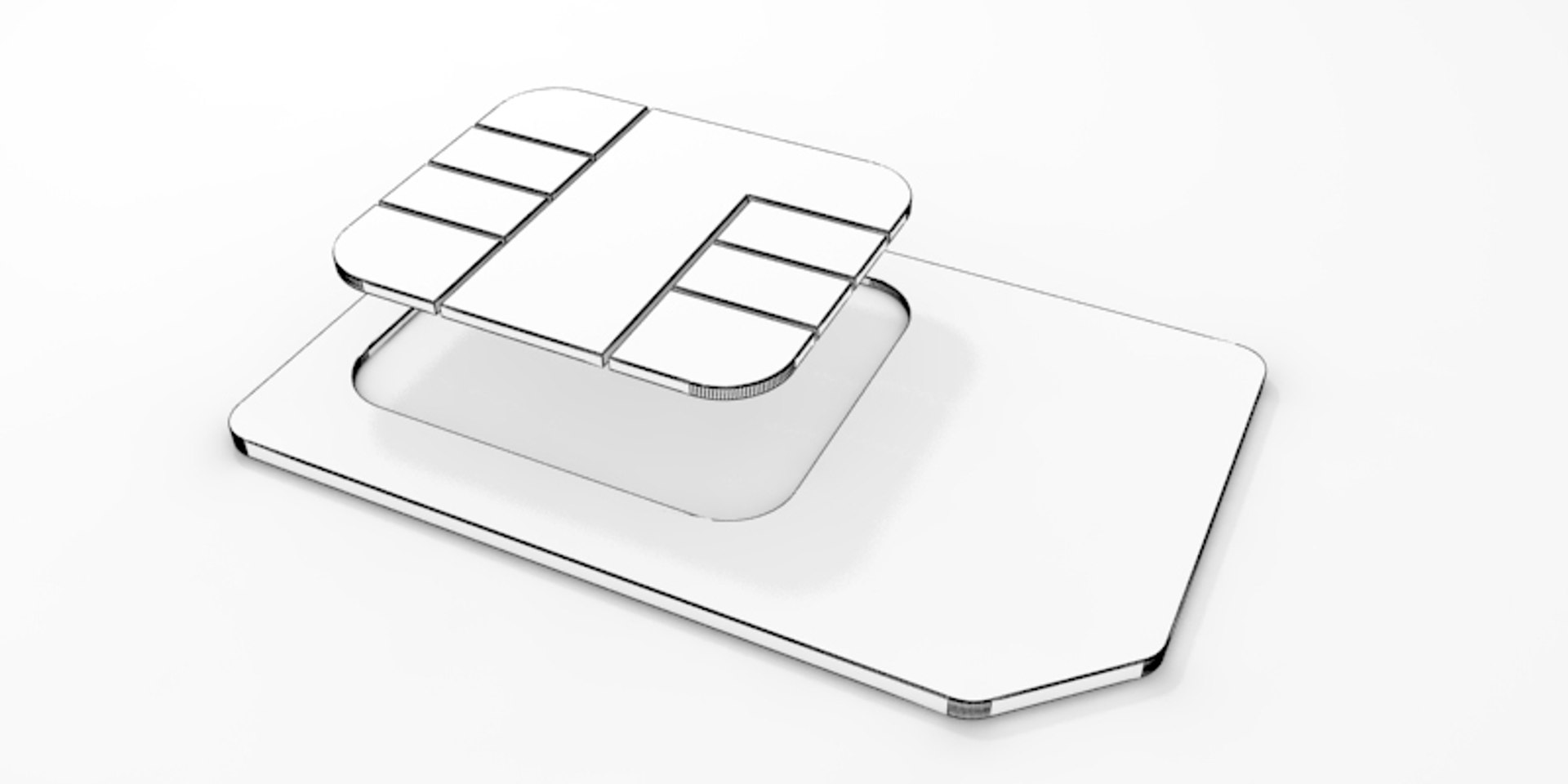 3d Sim Card