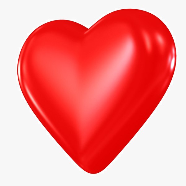 Heart Red Sign 3D model - TurboSquid 2001194