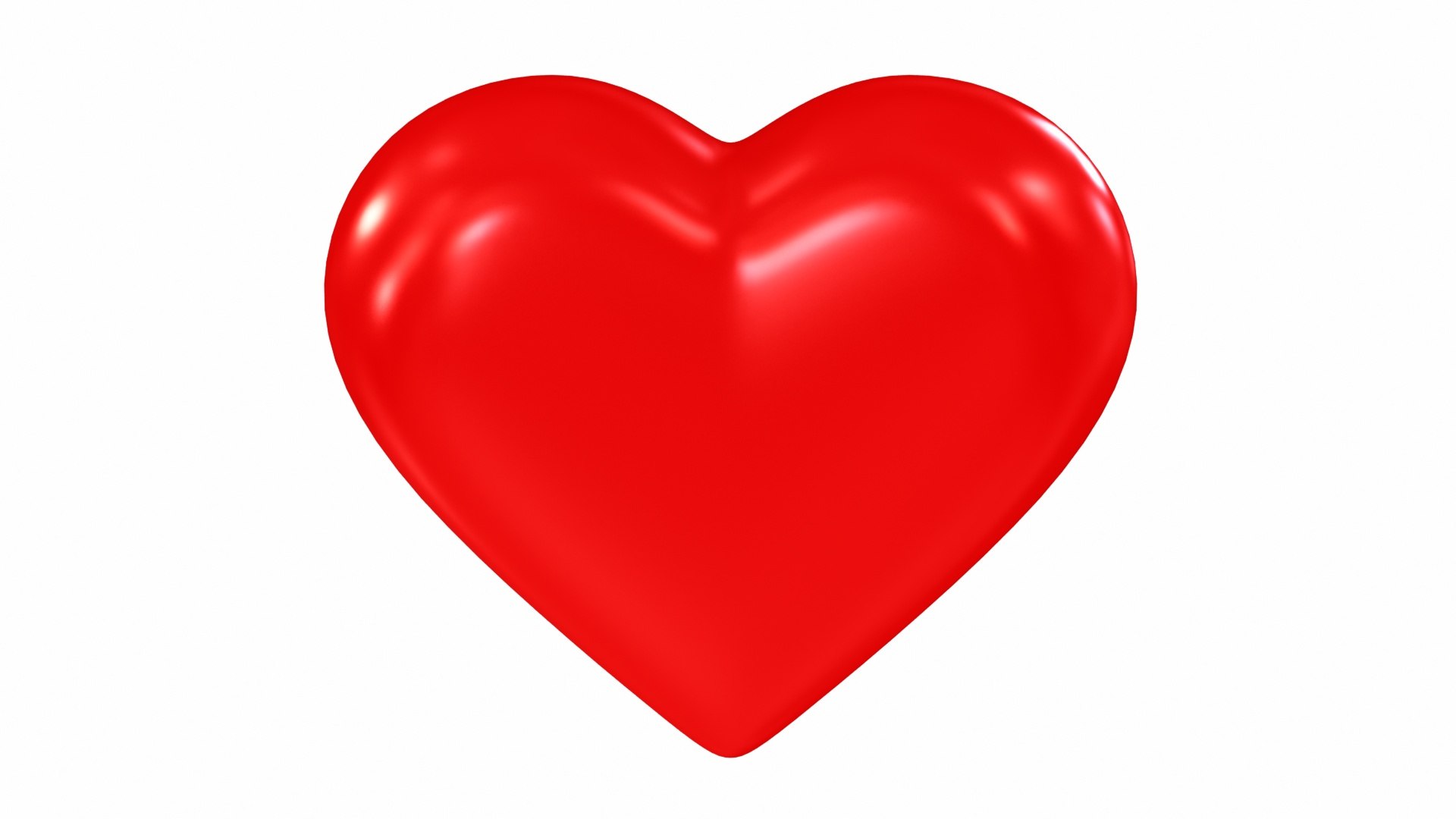 Heart Red Sign 3D Model - TurboSquid 2001194