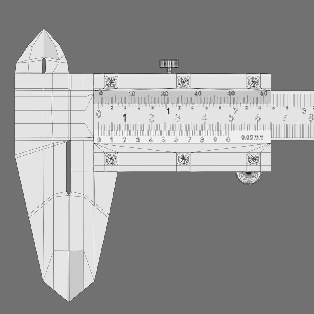 Vernier Caliper 3d Model