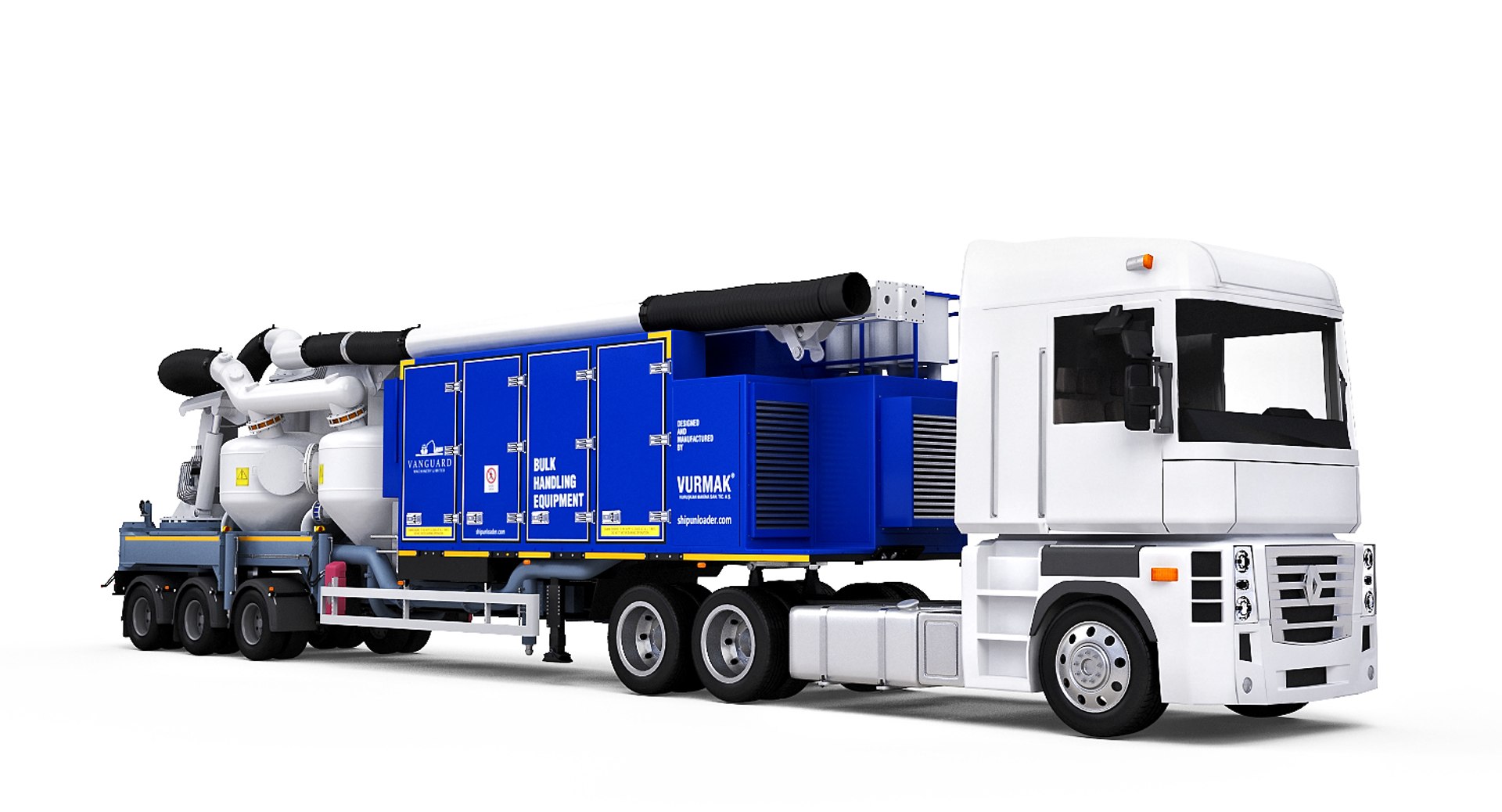 Ariel Pneumatic Ship Unloader Opened And Closed Model - TurboSquid 2346193