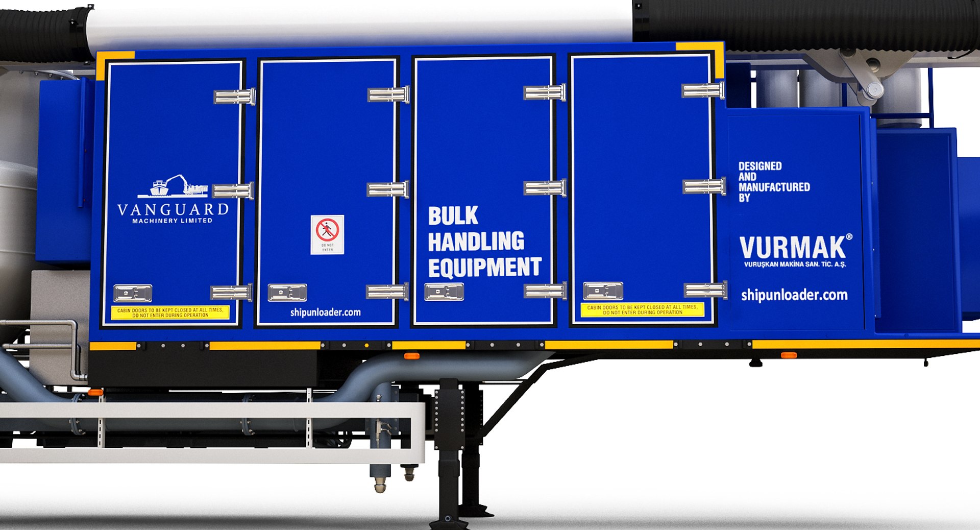 Ariel Pneumatic Ship Unloader Opened And Closed Model - TurboSquid 2346193