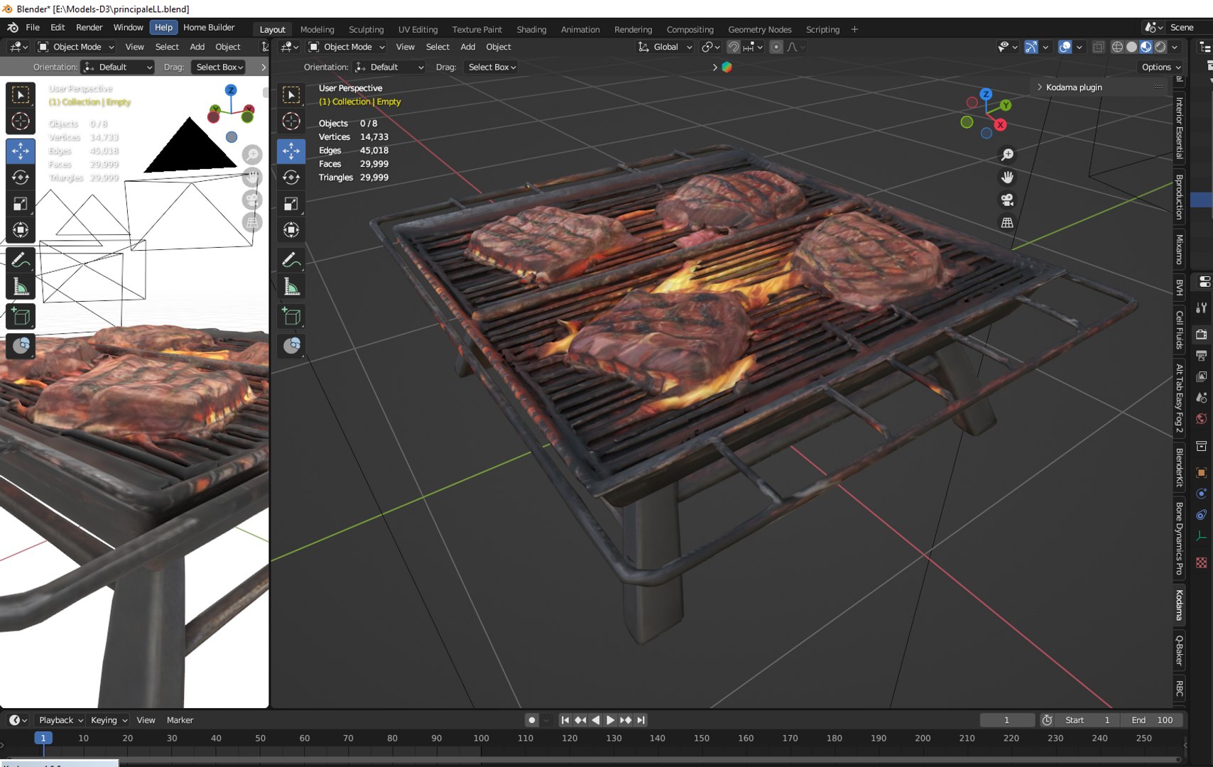 Barbeque 3D Model - TurboSquid 2353020