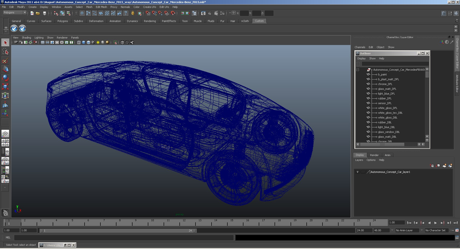 3D Autonomous Concept Car Mercedes Benz - TurboSquid 1328416