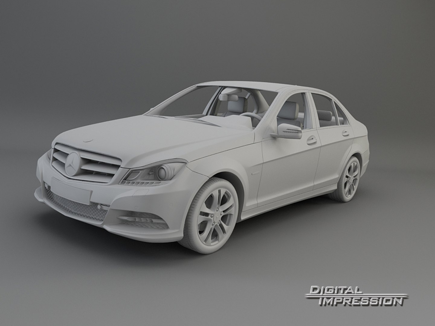 3d Model Mercedes C Class