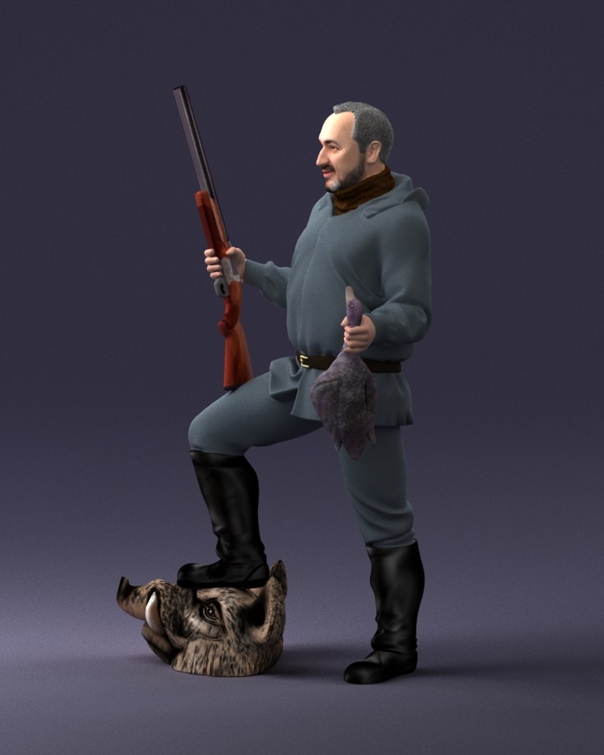 Hunter Hunt 3D Model - TurboSquid 1532112