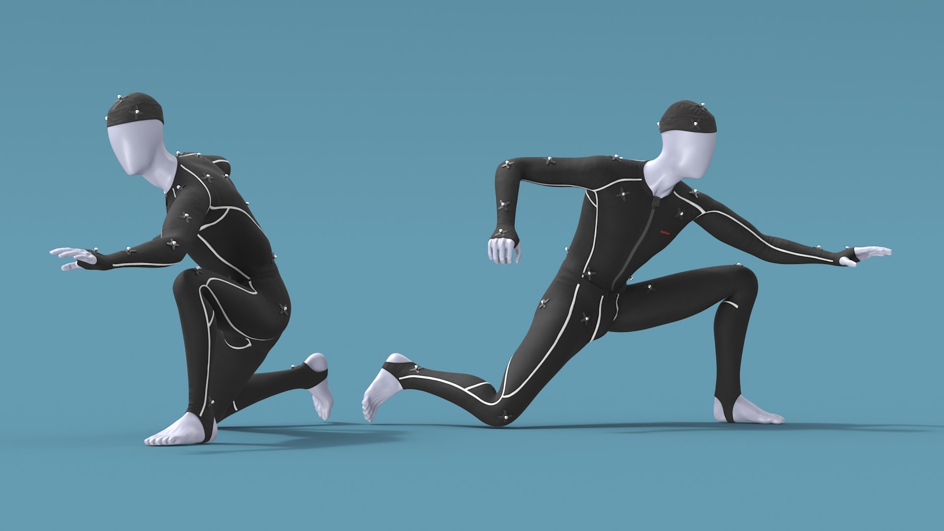 3D OptiTrack Motion Capture Suit Rigged For Maya - TurboSquid 2330098