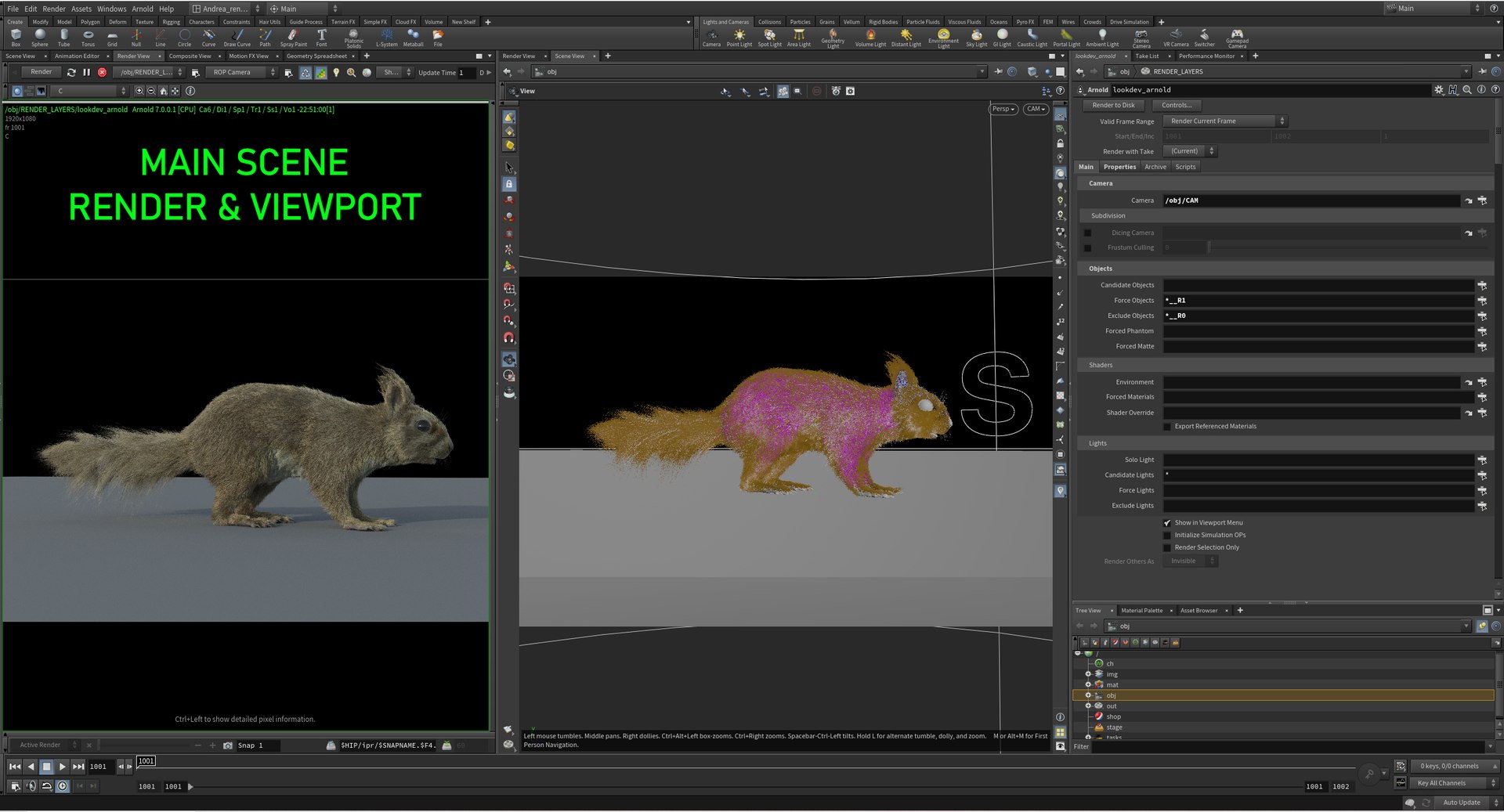 Squirrel RIGGED FUR - Houdini 3D model - TurboSquid 2141761