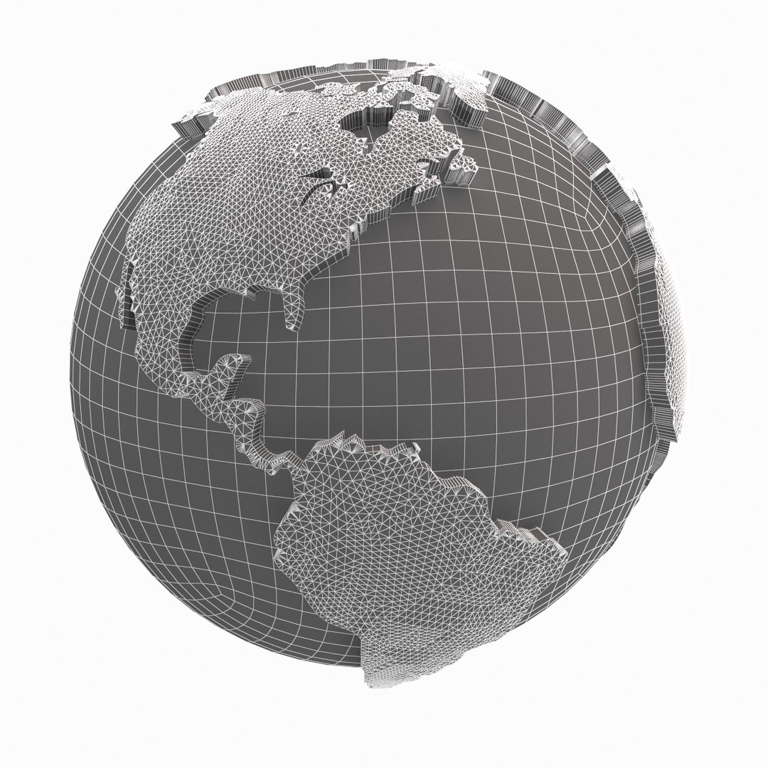 Cartoon Planet 3d Obj