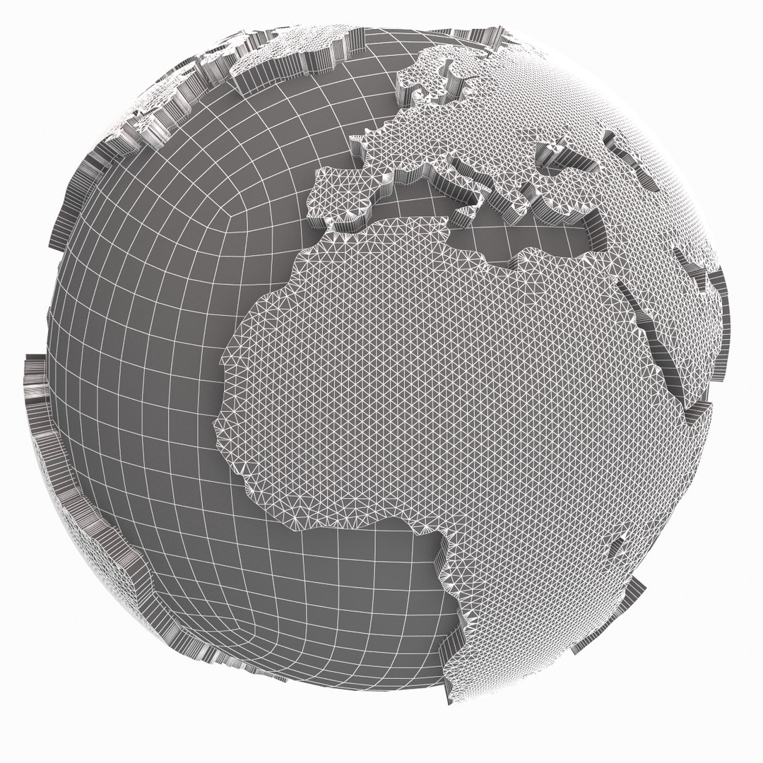 Cartoon Planet 3d Obj