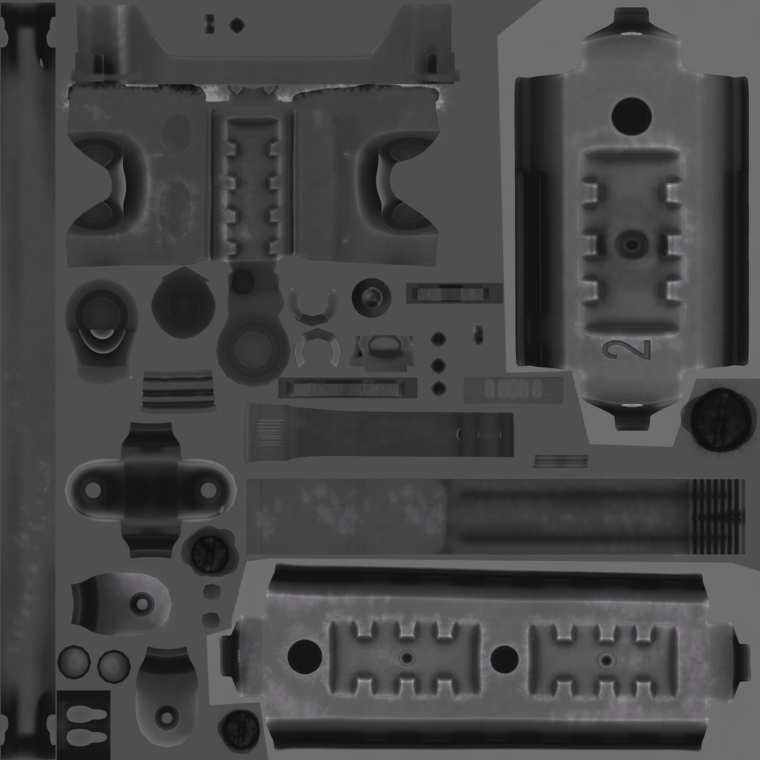 3d Barrett Rec7 Rifle