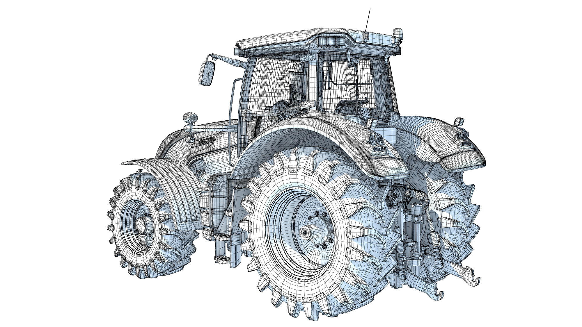 Valtra tractor 3D - TurboSquid 1677947