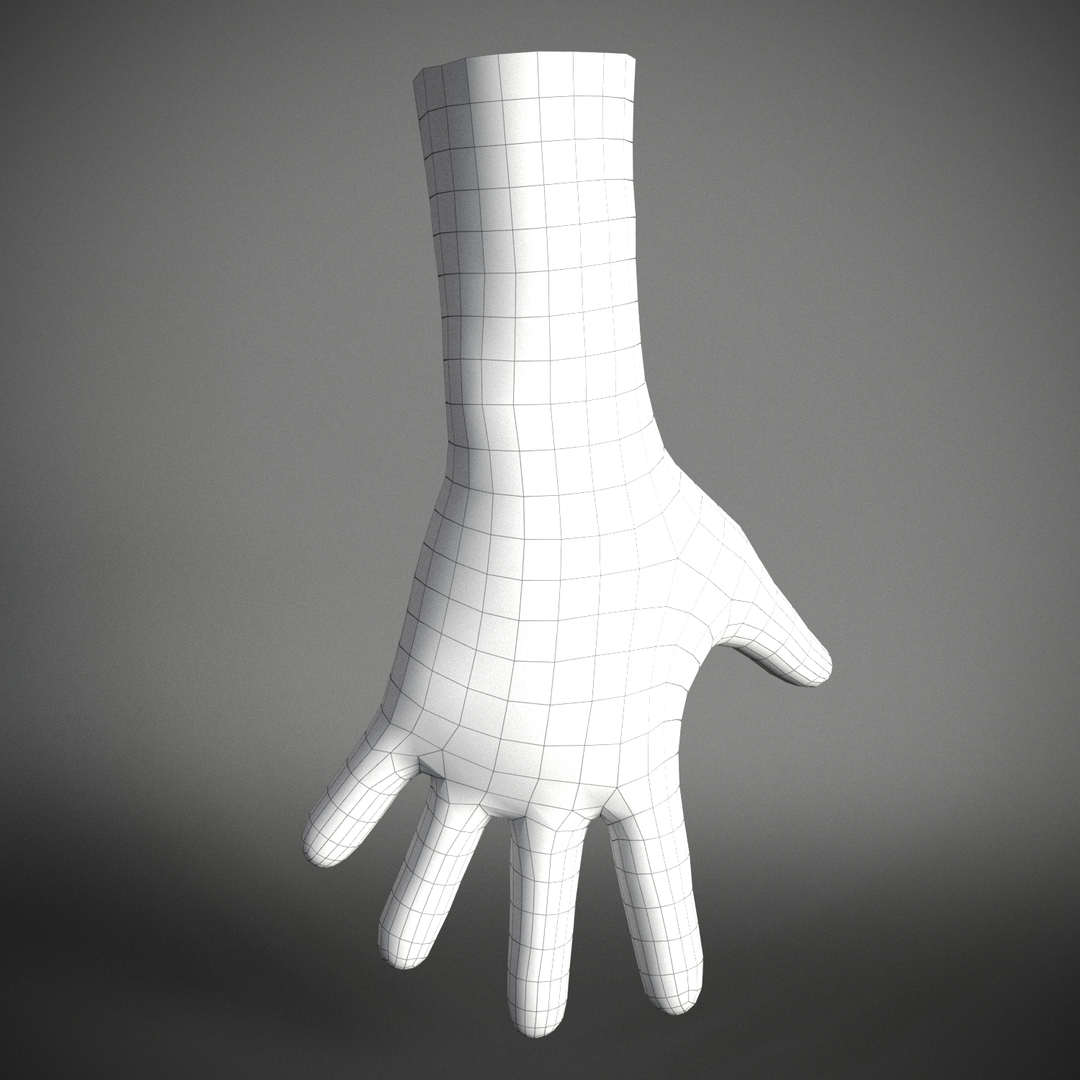 3D Gloves Gaming Hand Model - TurboSquid 1191452