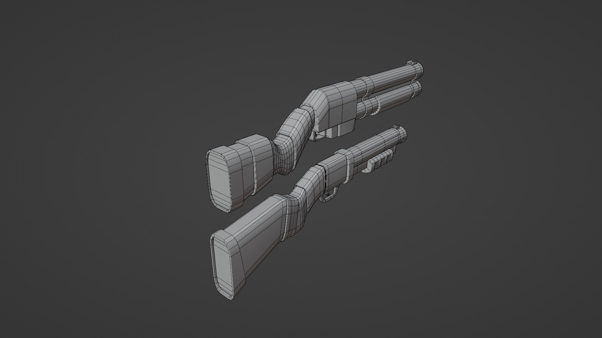Fantasy Shotguns 3D - TurboSquid 2035340