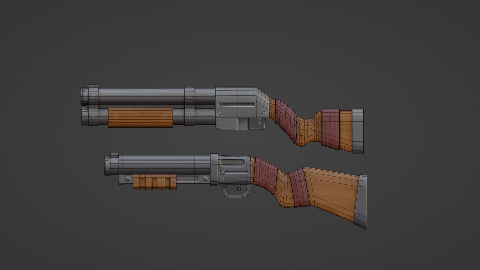 Fantasy Shotguns 3D - TurboSquid 2035340