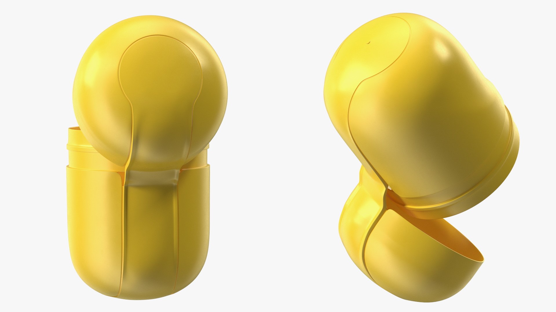 3D Light Open Kinder Egg Plastic Container Model - TurboSquid 2099653