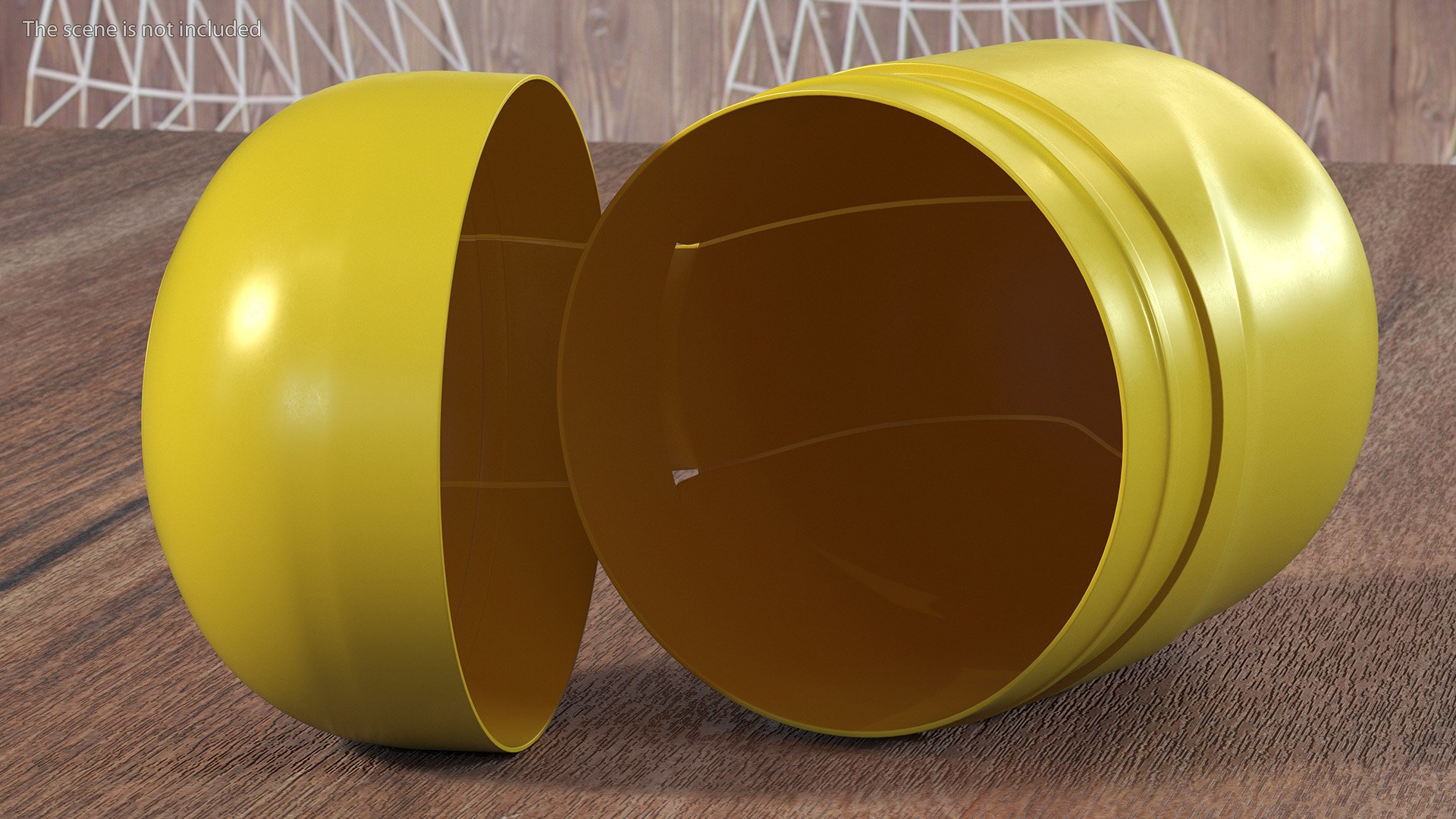 3D Light Open Kinder Egg Plastic Container Model - TurboSquid 2099653