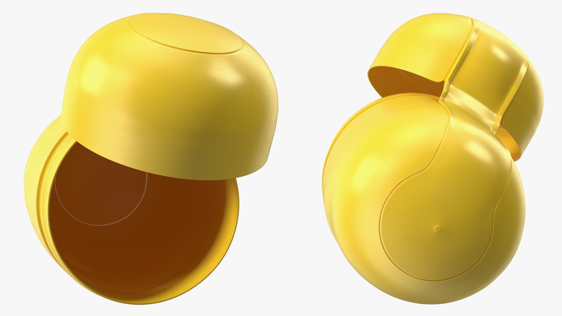 3D Light Open Kinder Egg Plastic Container Model - TurboSquid 2099653