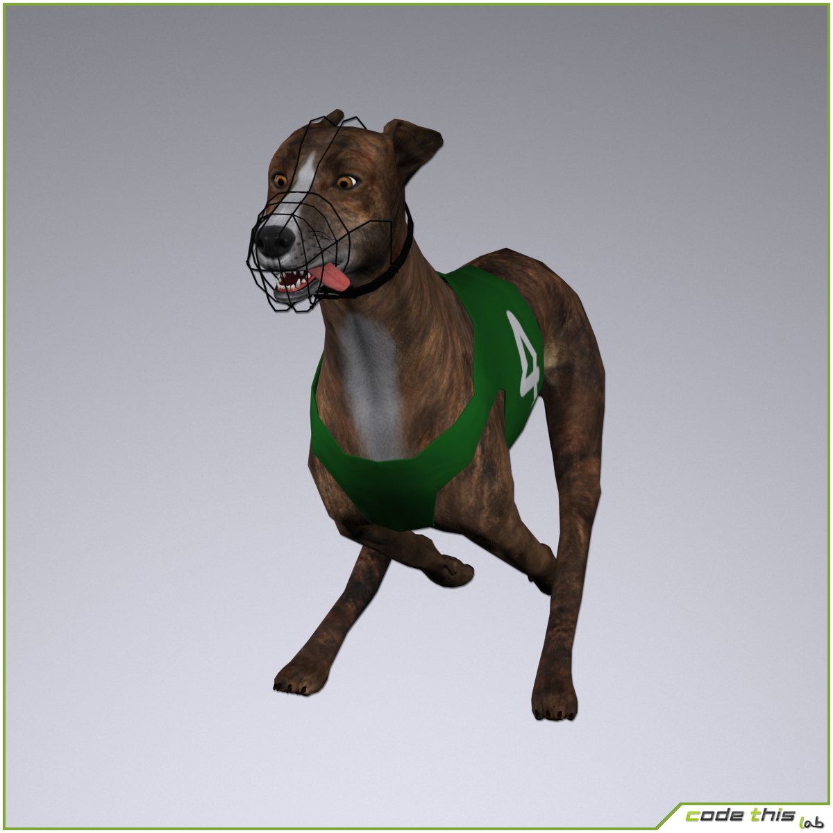 racing animations 3d max