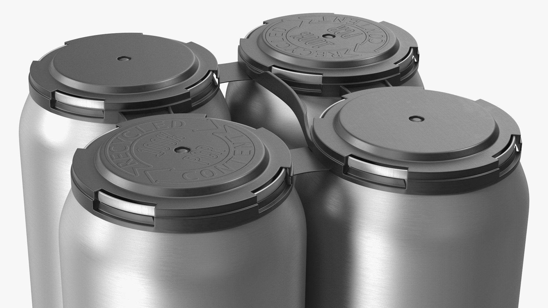 Beer 4 Can Holder Plastic Clips Model - TurboSquid 2139226