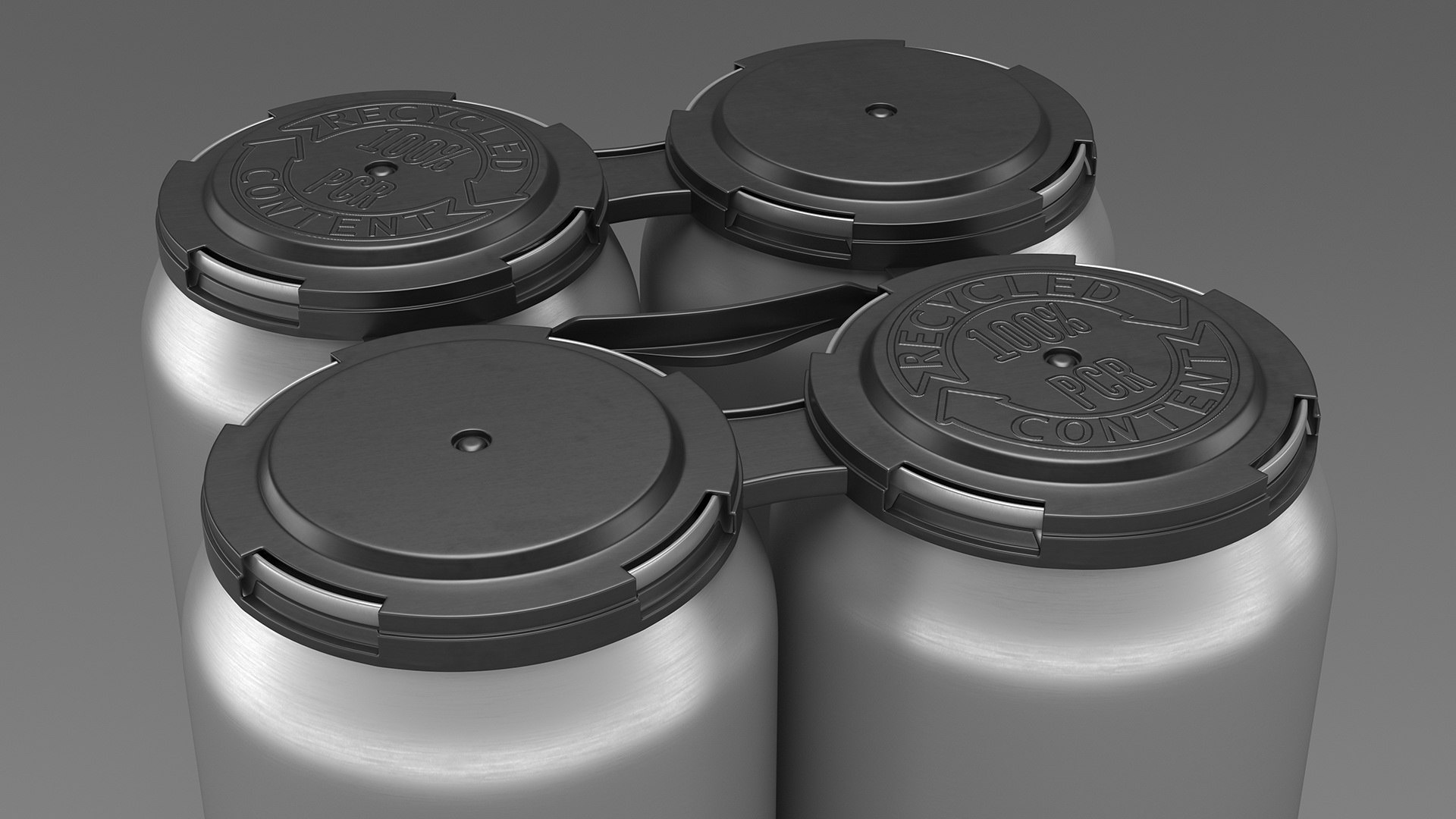 Beer 4 Can Holder Plastic Clips Model - TurboSquid 2139226