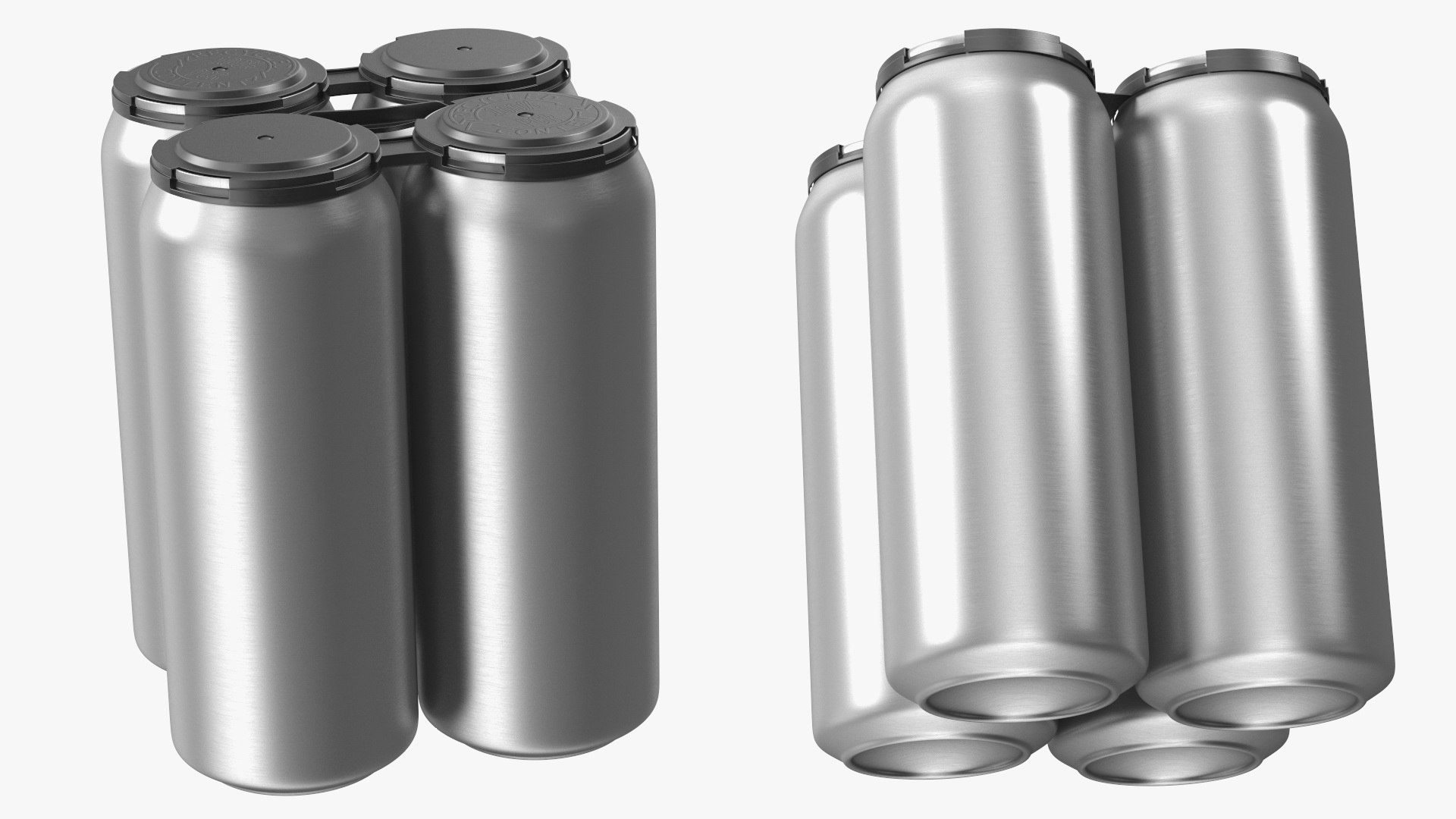 Beer 4 Can Holder Plastic Clips Model - TurboSquid 2139226