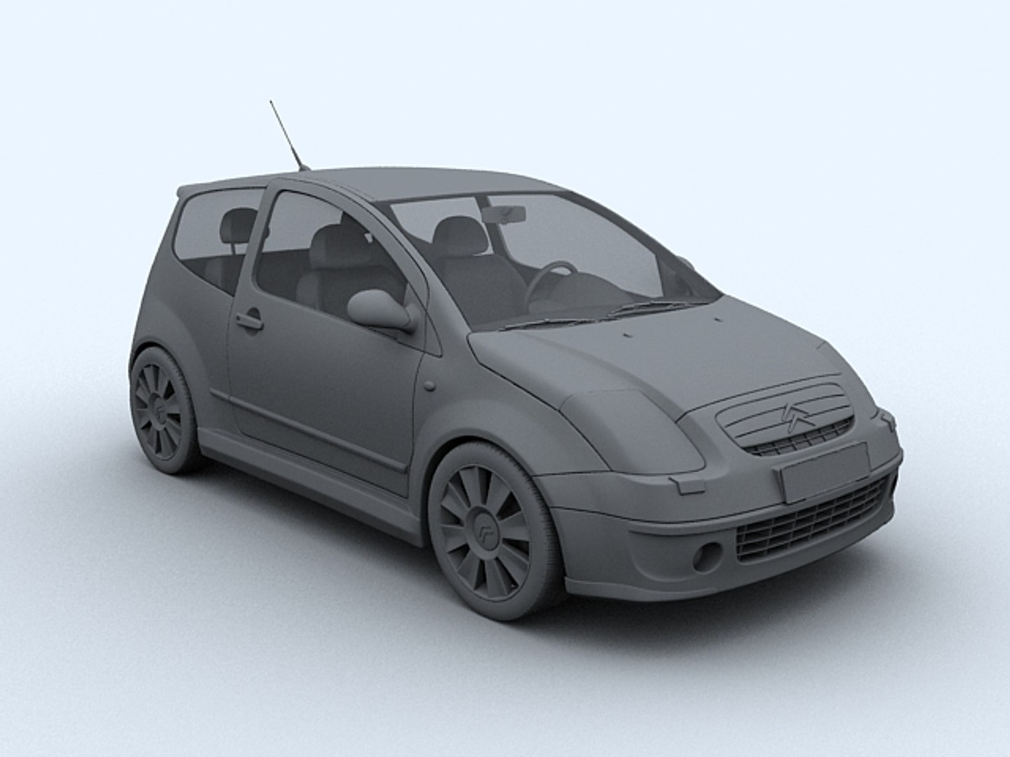 Citroen C2 3d Model