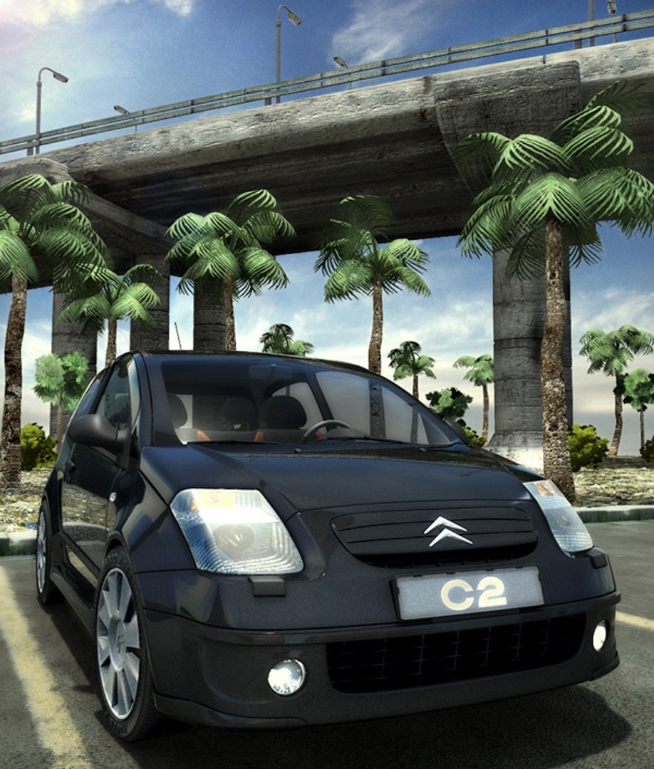 Citroen C2 3d Model