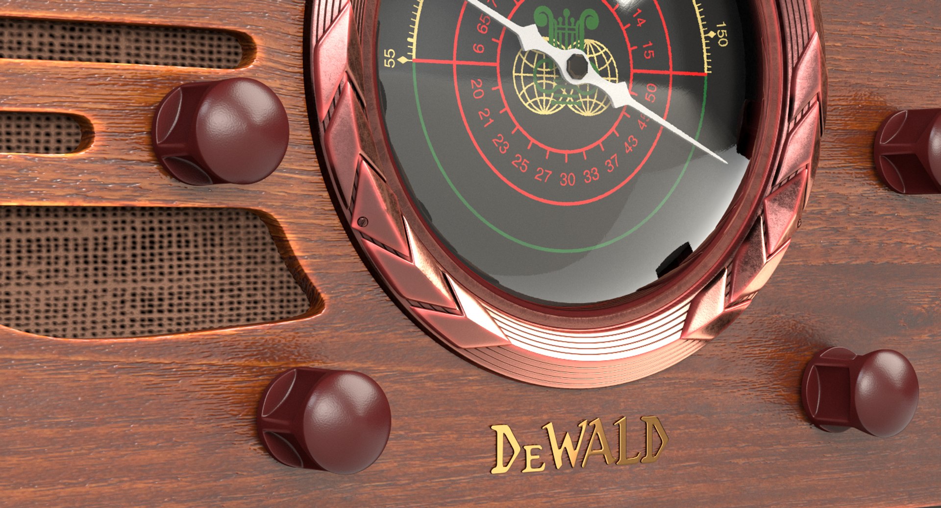 Dewald Radio Model - TurboSquid 1388696