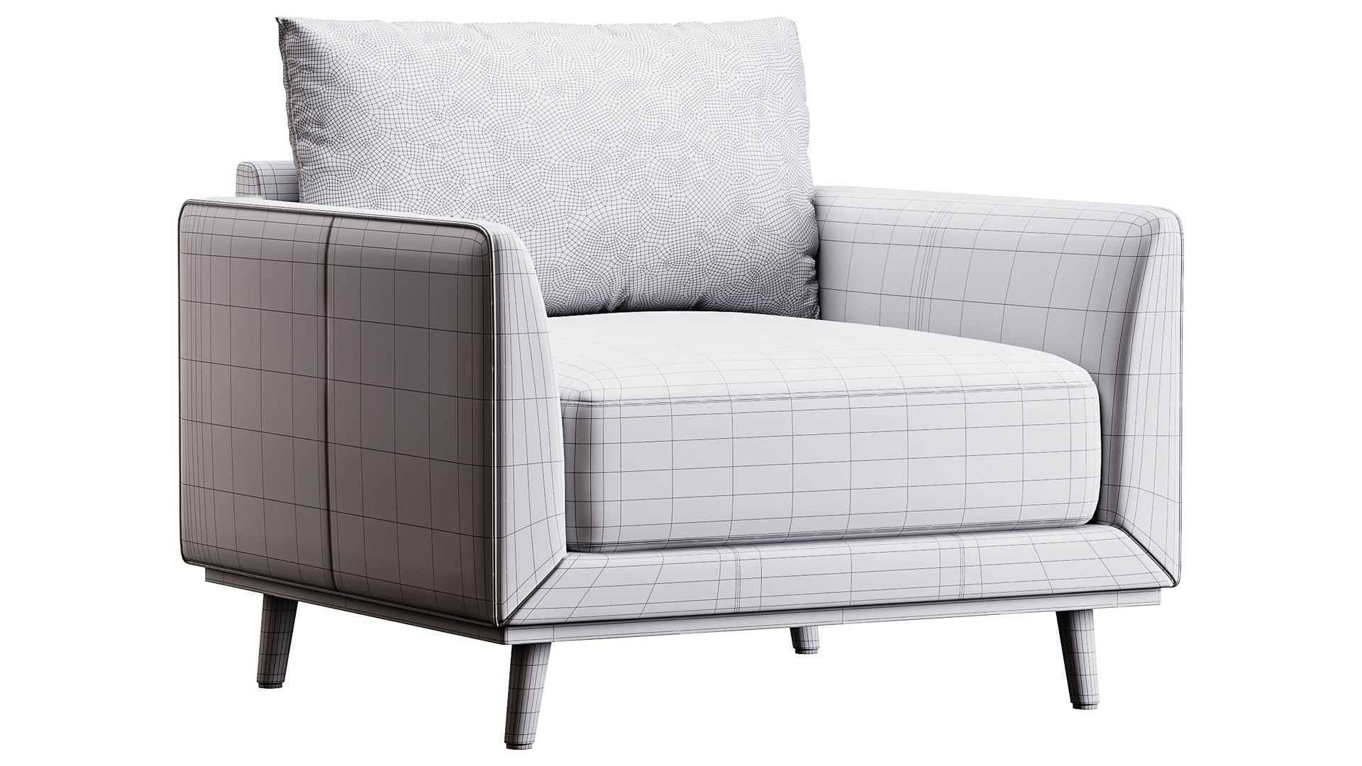 Colton Armchair 3D Model - TurboSquid 2383310