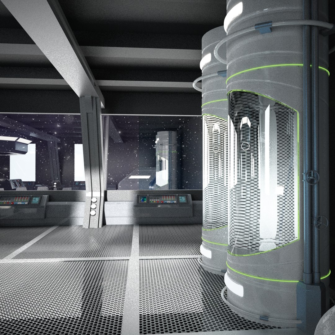 Spaceship Interior 3D Model - TurboSquid 1708804