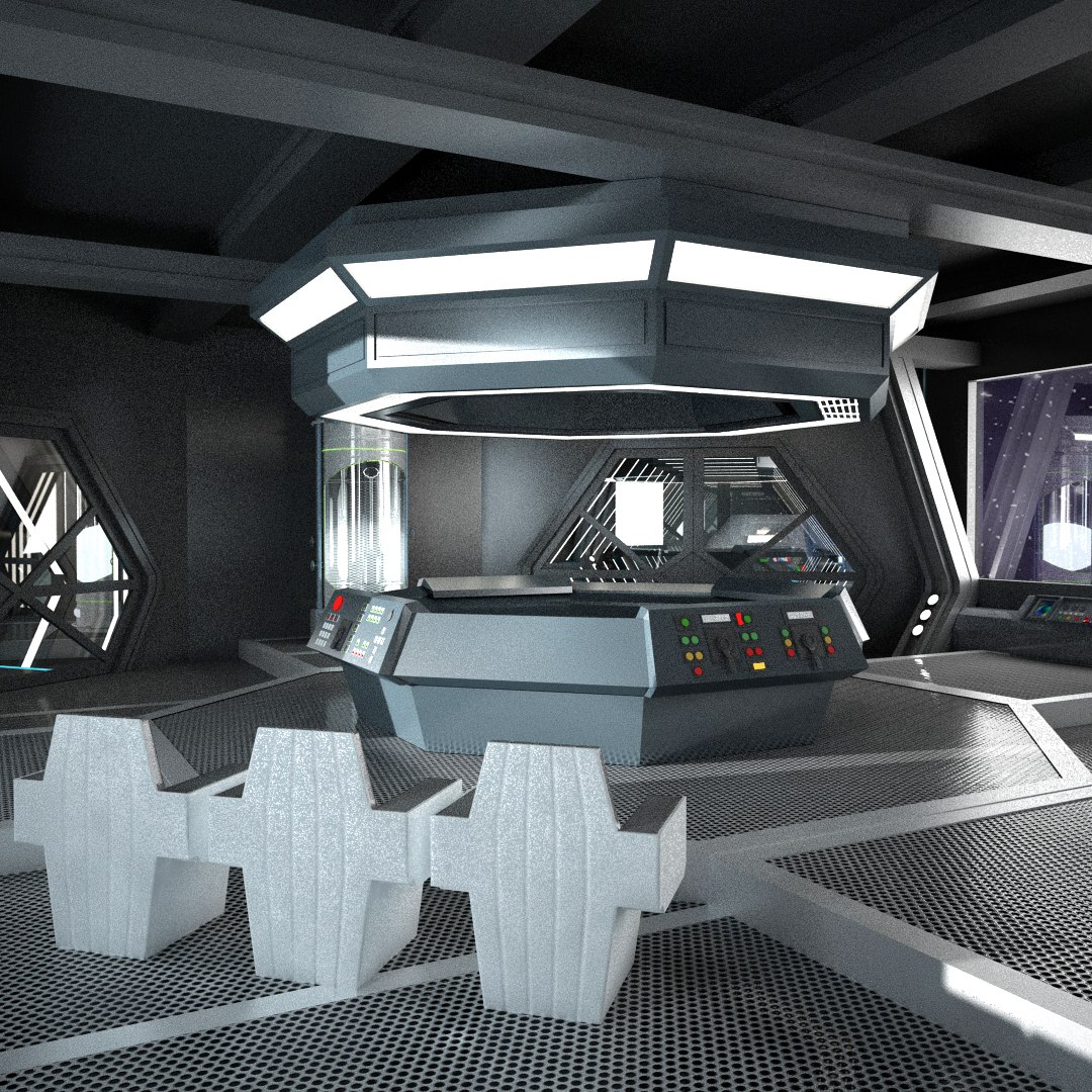 Spaceship Interior 3D Model - TurboSquid 1708804