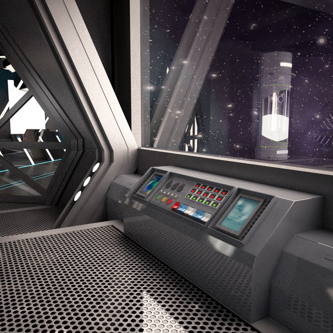 Spaceship Interior 3D Model - TurboSquid 1708804