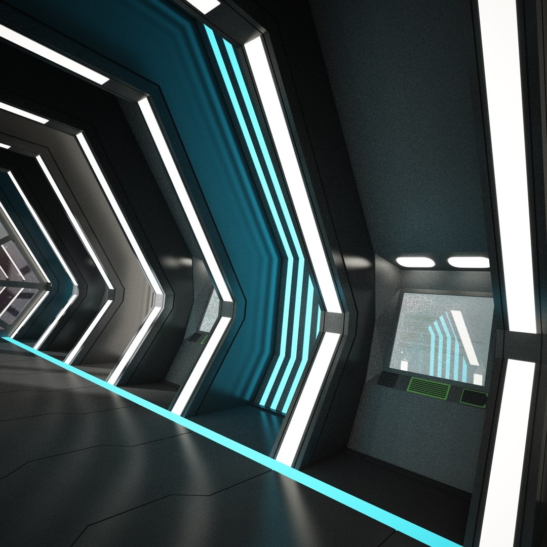 Spaceship Interior 3D Model - TurboSquid 1708804