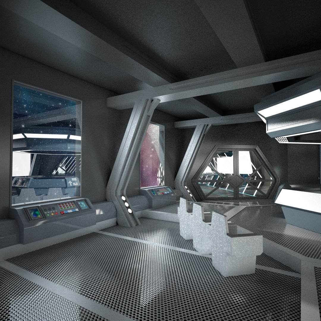 Spaceship Interior 3D Model - TurboSquid 1708804