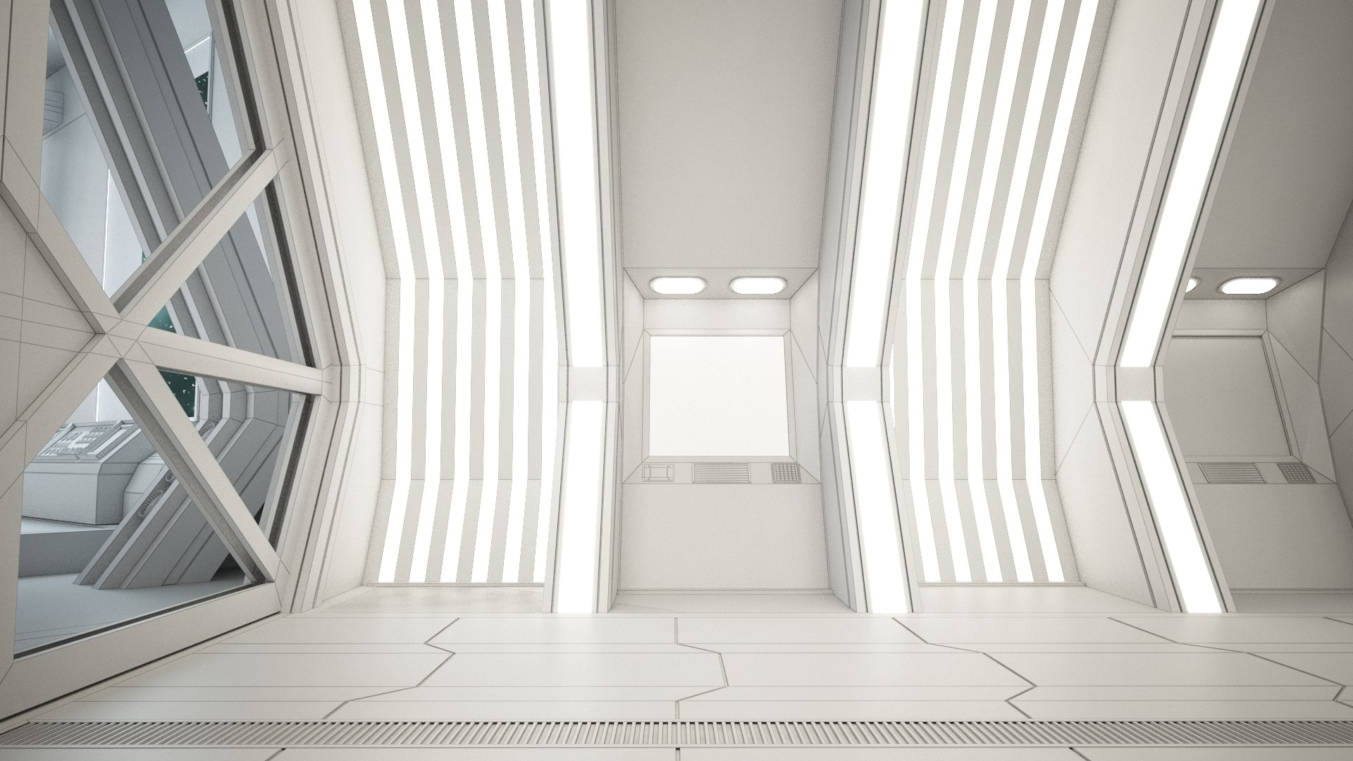 Spaceship Interior 3D Model - TurboSquid 1708804