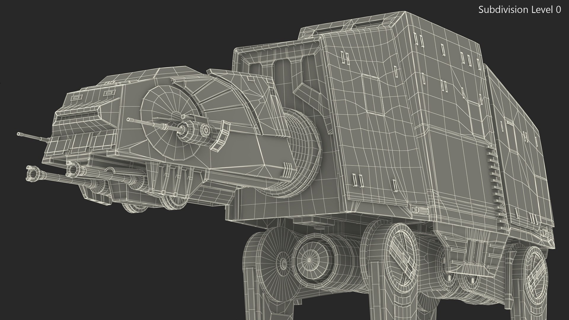 3D AT-AT Star Wars - TurboSquid 2111029