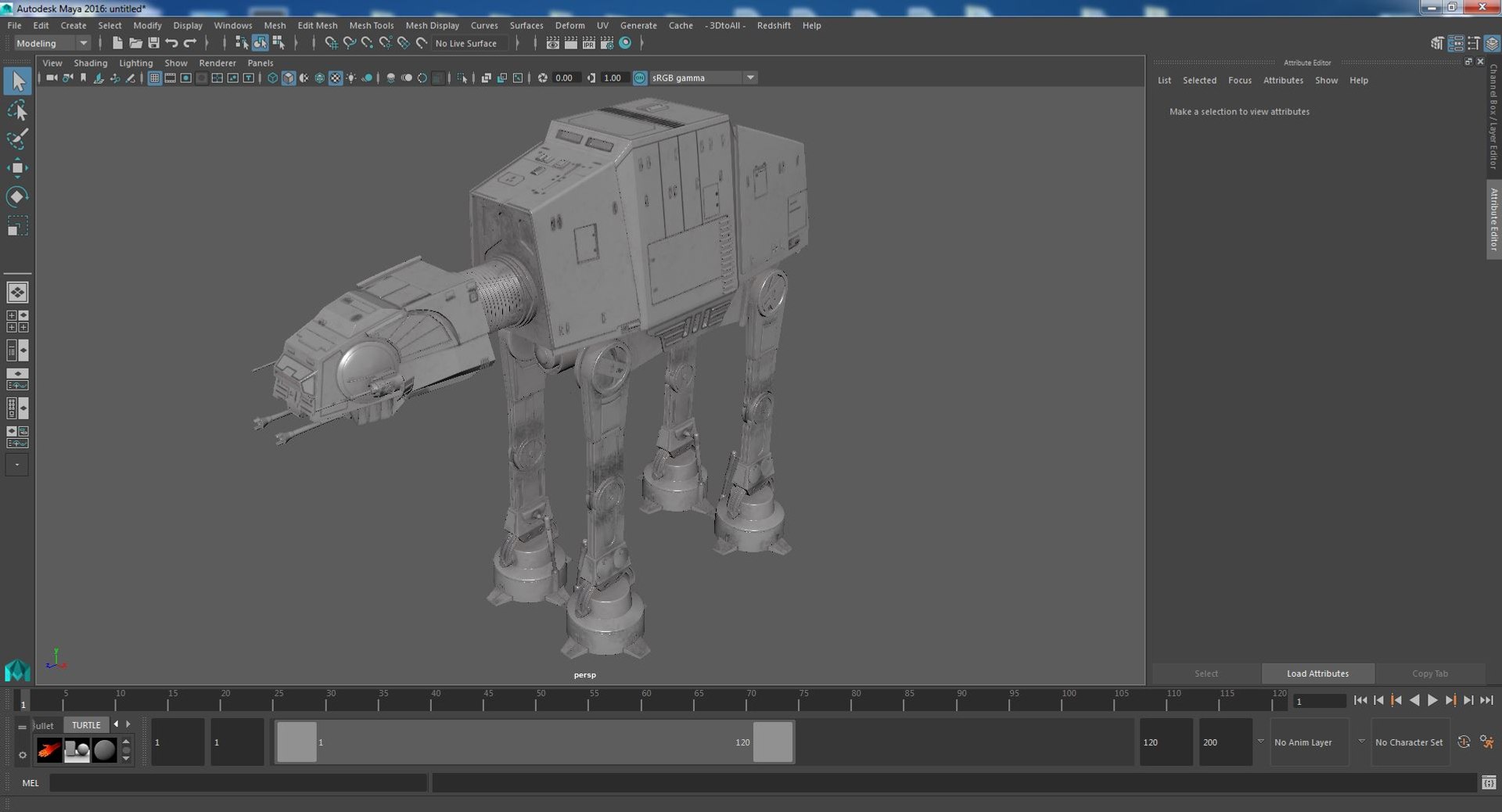 3D AT-AT Star Wars - TurboSquid 2111029
