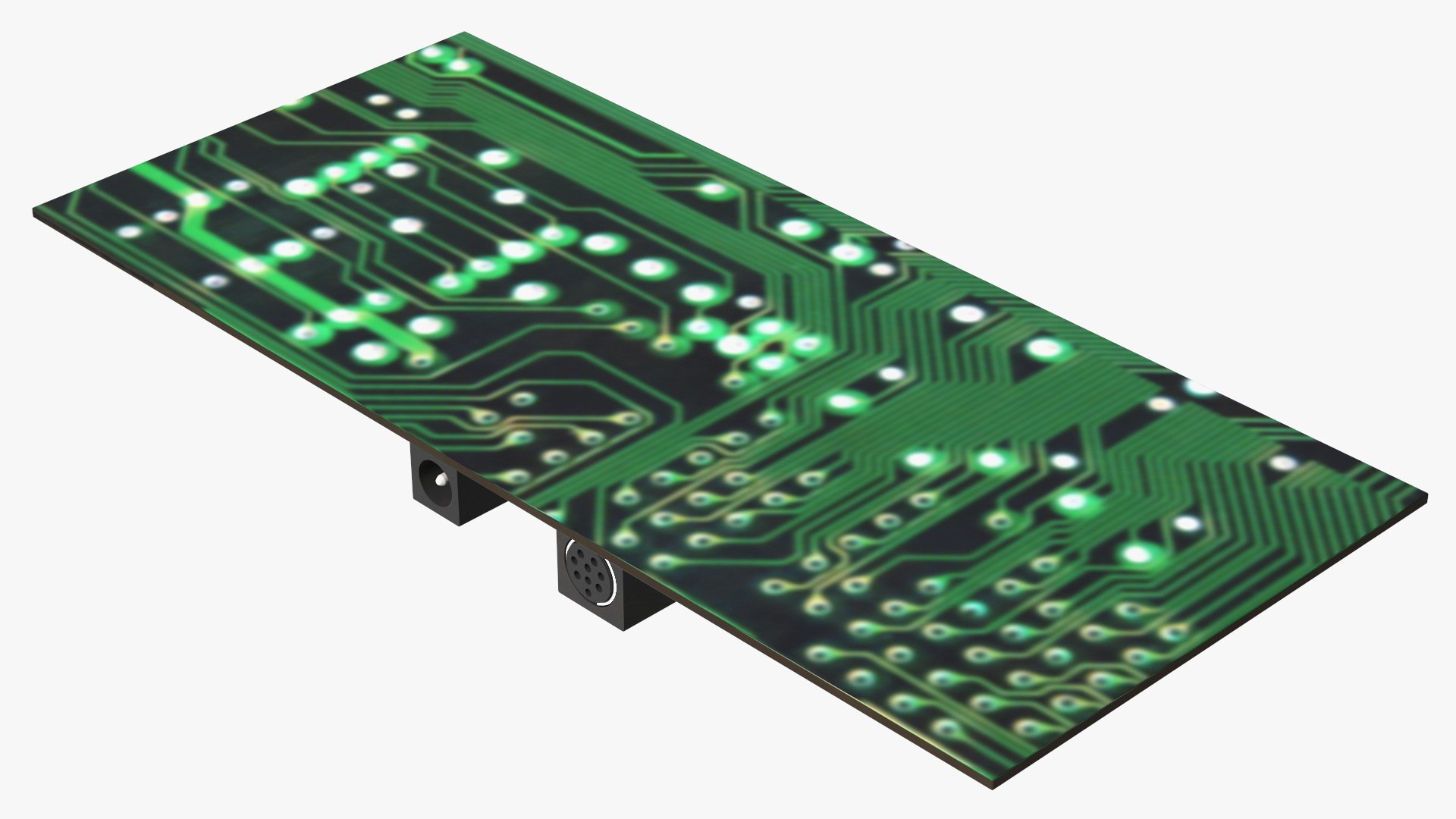 3D Retro Circuit Board Plate - TurboSquid 2065875
