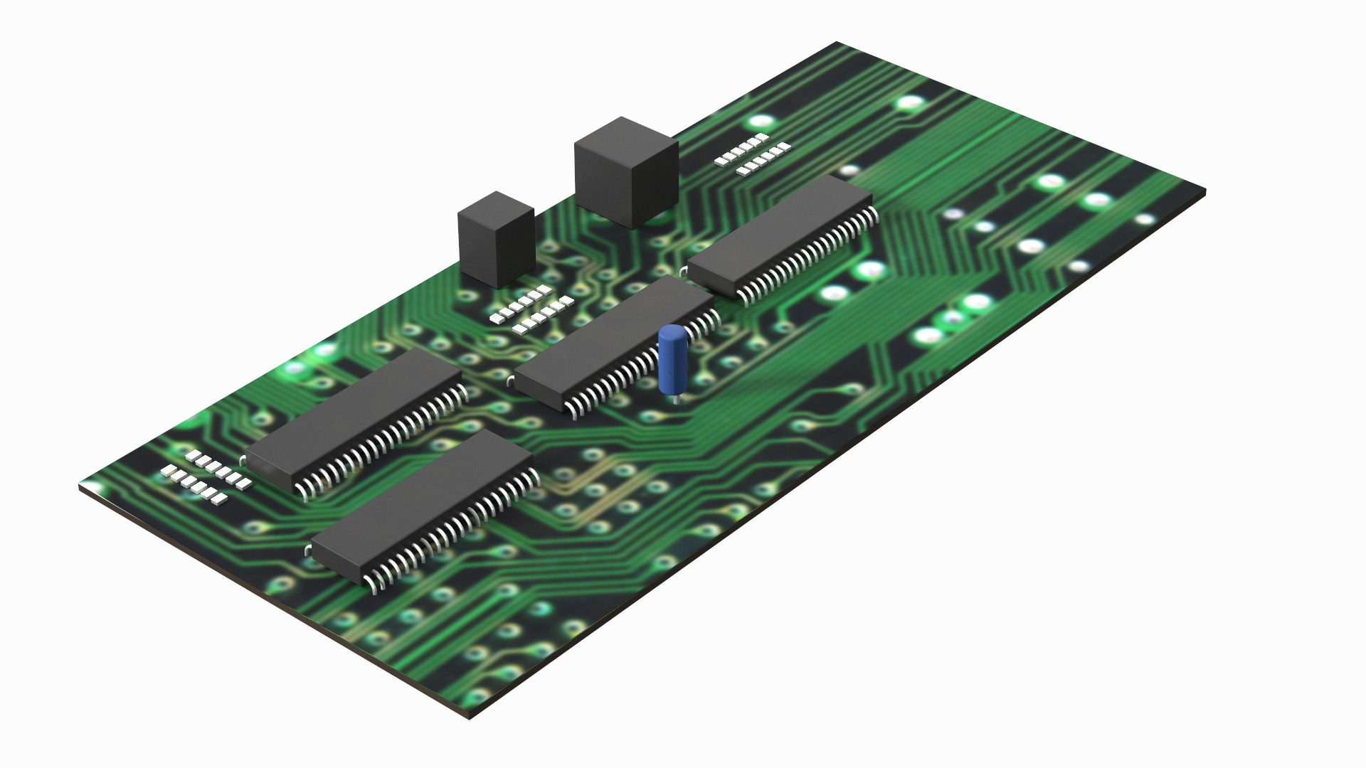 3D Retro Circuit Board Plate - TurboSquid 2065875