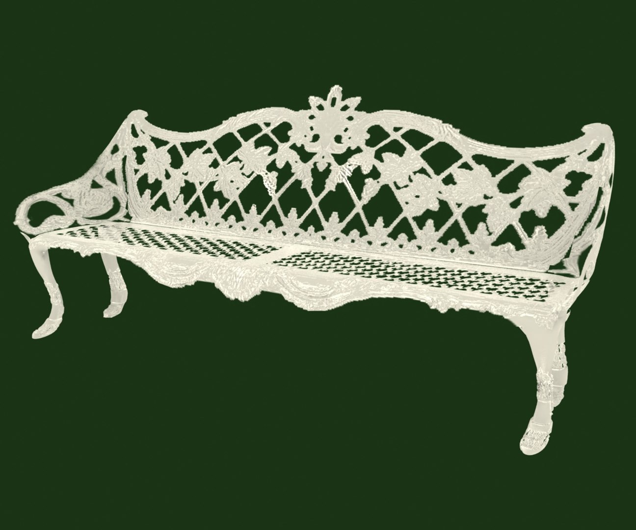 Forged Bench 3D Model - TurboSquid 1179387