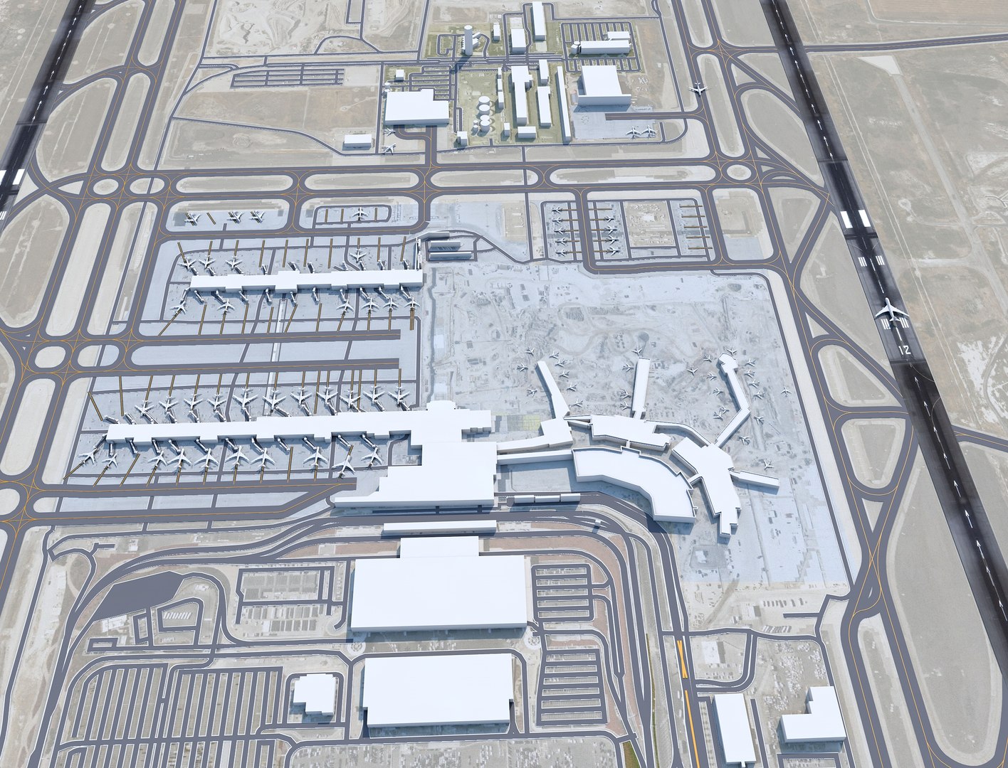 3D Salt Lake City Airport - TurboSquid 2016197